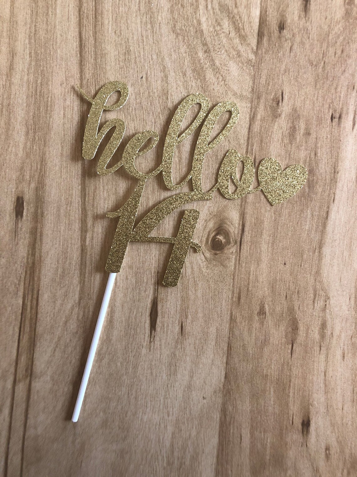 Hello Cake Topper Hello Any Number Age Cake Topper Happy - Etsy