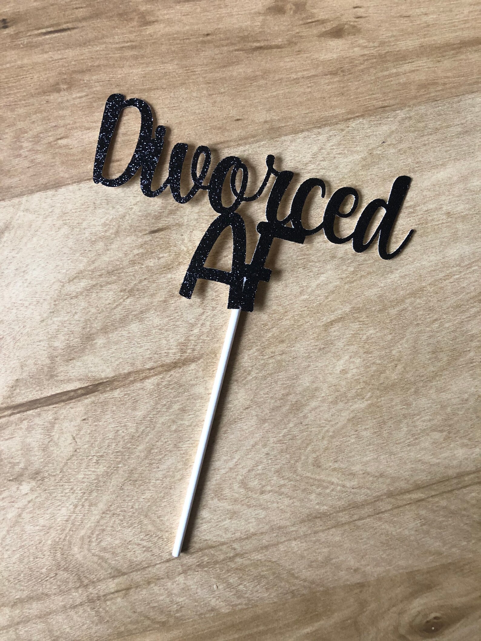 Divorced AF Cake Topper Just Divorced Cake Topper Divorce - Etsy