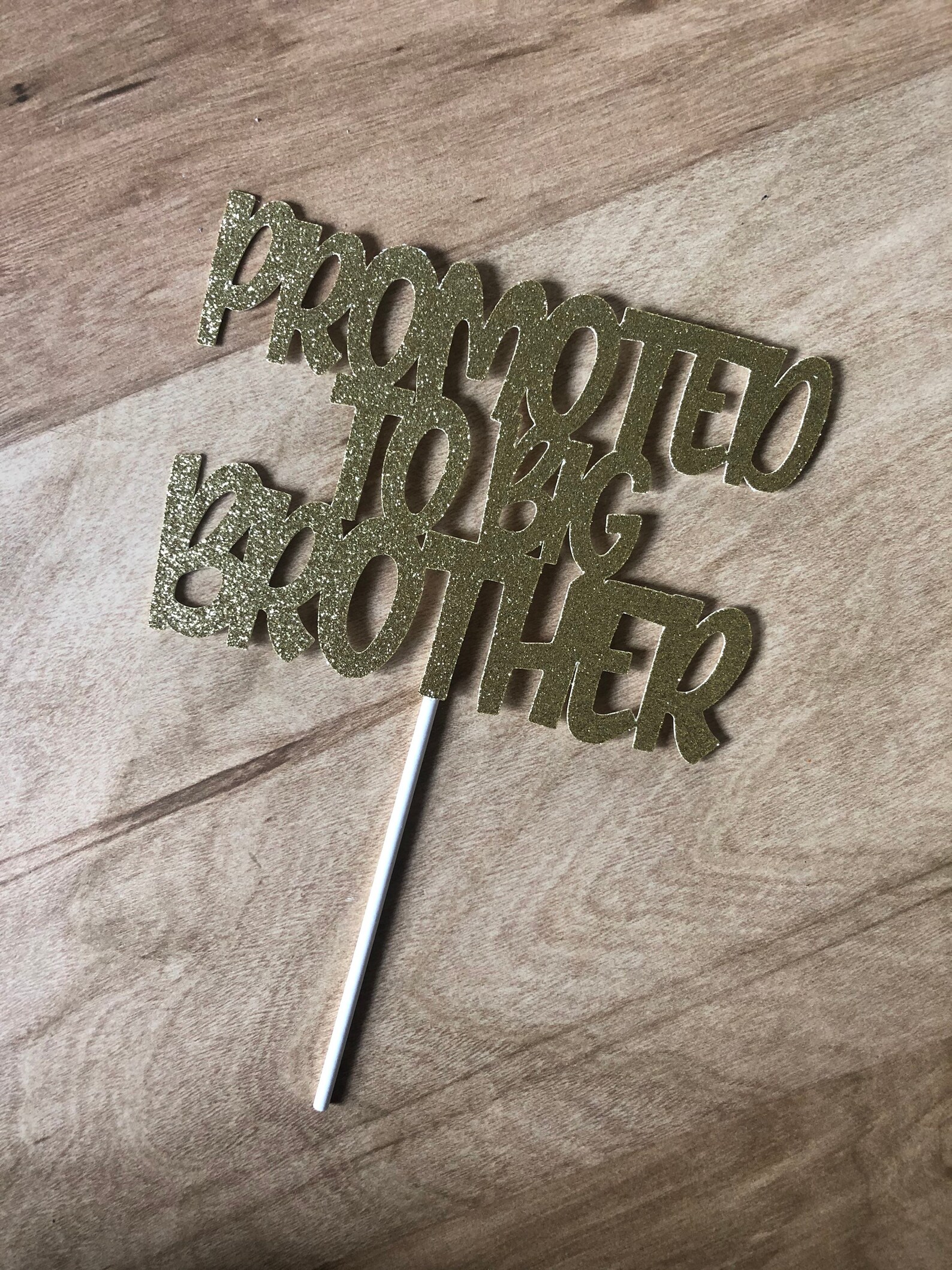 Promoted to Big Brother Cake Topper Surprise Cake Topper | Etsy