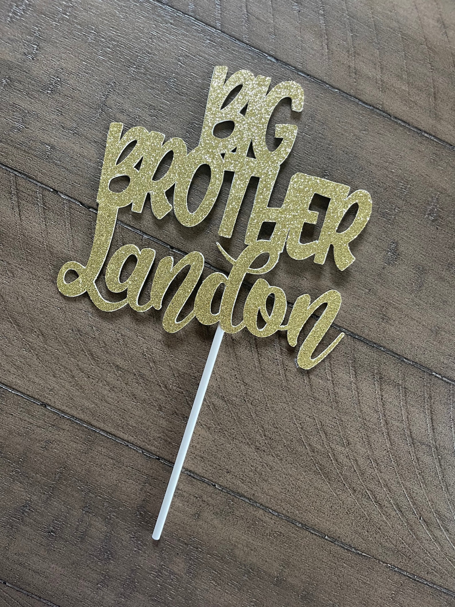 Personalized Big Brother Cake Topper Surprise Cake Topper - Etsy