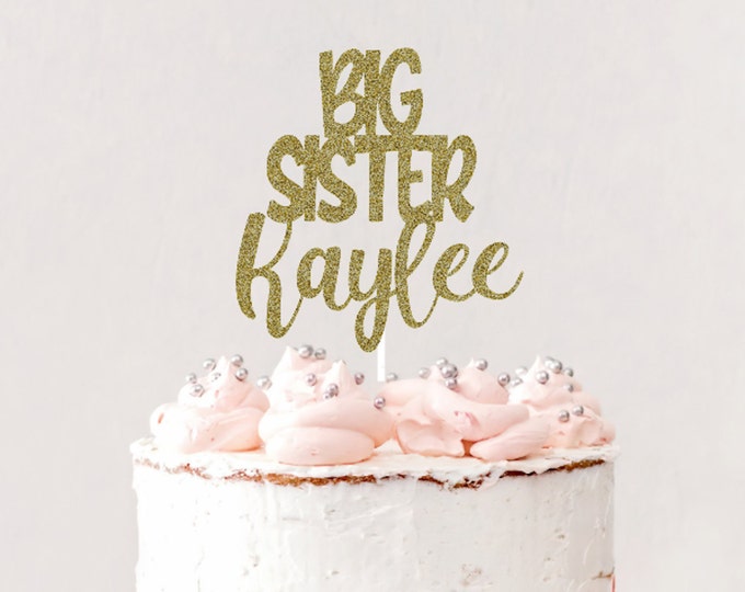 Personalized Big Brother Cake Topper Surprise Cake Topper - Etsy