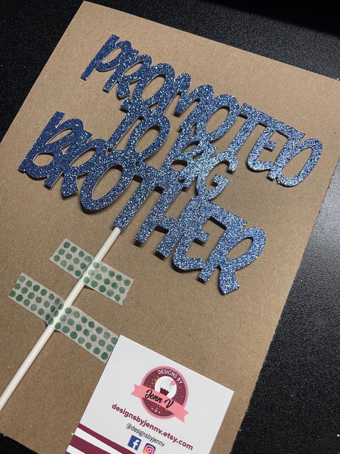 Promoted to Big Brother Cake Topper Surprise Cake Topper | Etsy