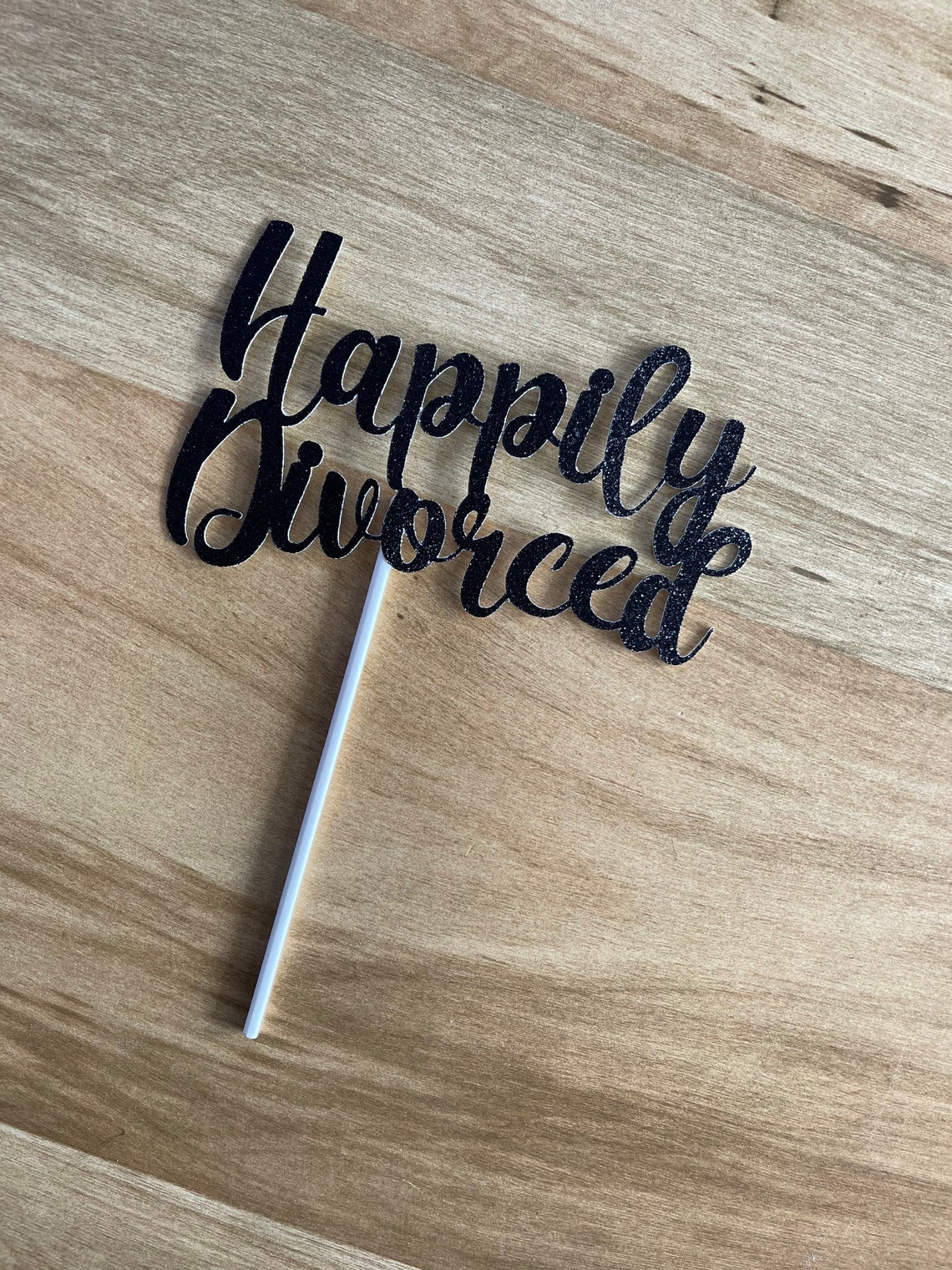 Happily Divorced Cake Topper Just Divorced Cake Topper - Etsy