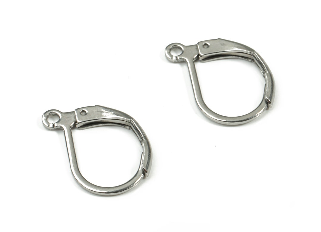 Stainless Steel Leverback Earring Clasp - 304 Stainless Steel Plain ...
