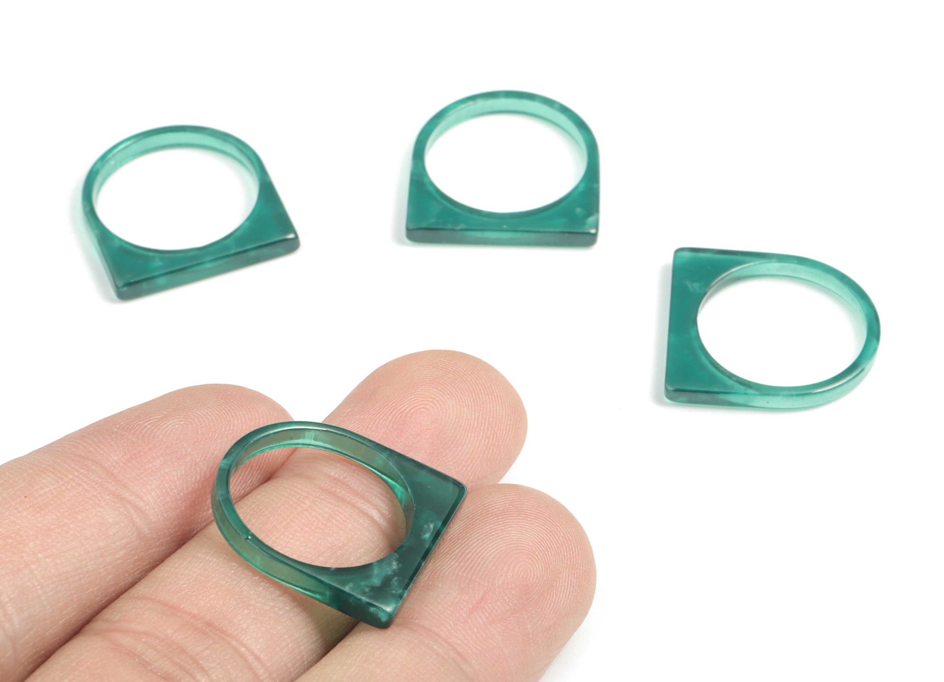 Acetate Round Charms Acetate Ring Acetate Round Pendant - Etsy