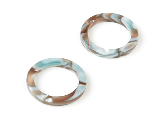 Buy Acetate Circle Charms Circle Earrings and Pendant Earring Findings Jewelry Supplies Color Code A22 21.18x21.2x2.75mm AC1153 A22 Online in India Etsy