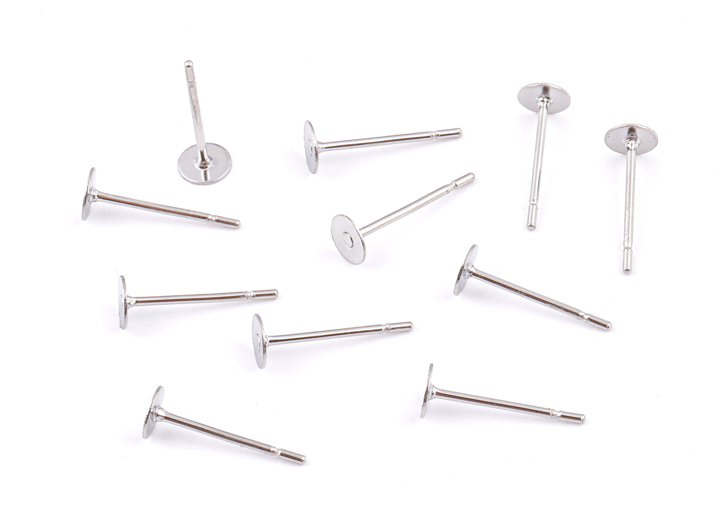 4x12mm Earring Stud Posts Surgical Grade Stainless Steel - Etsy