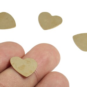 Brass Heart Blank - Raw Brass Letter Heart Blank - Brass Wallart ...