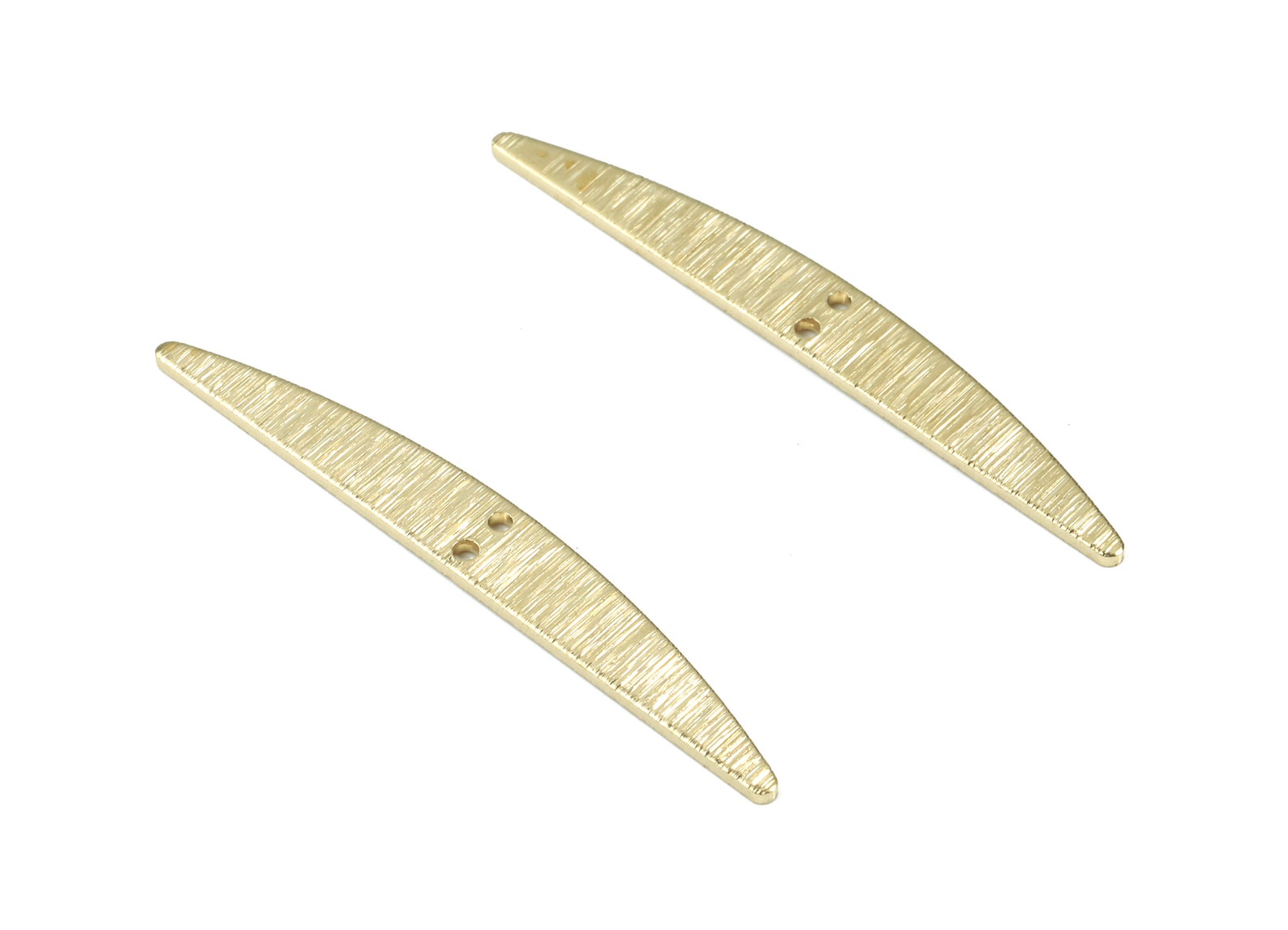 Brass Wide Earring Connector Raw Brass Textured Connector | Etsy