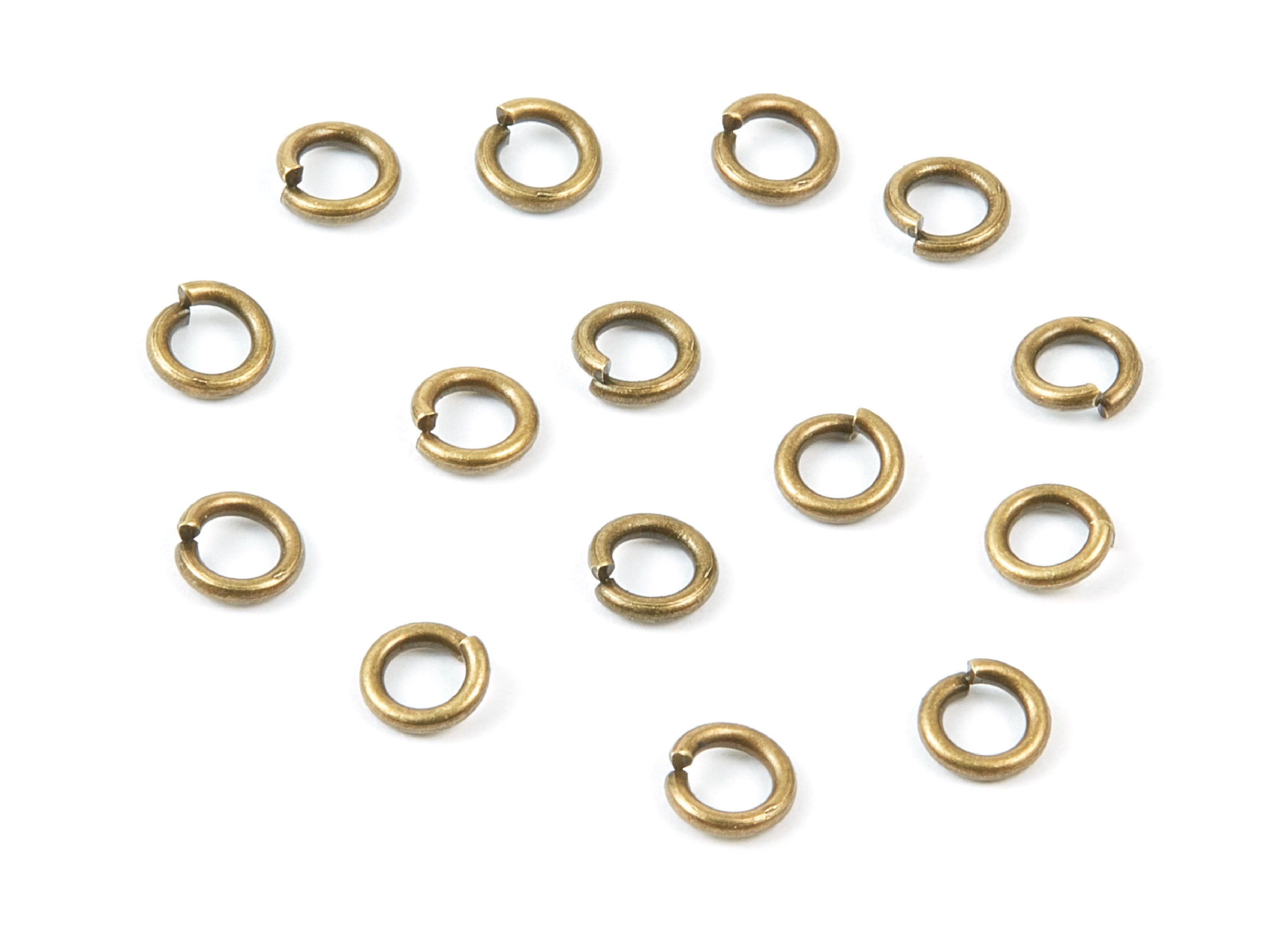 Brass Open Jump Rings 5x1mm Antique Bronze Tone Plated | Etsy
