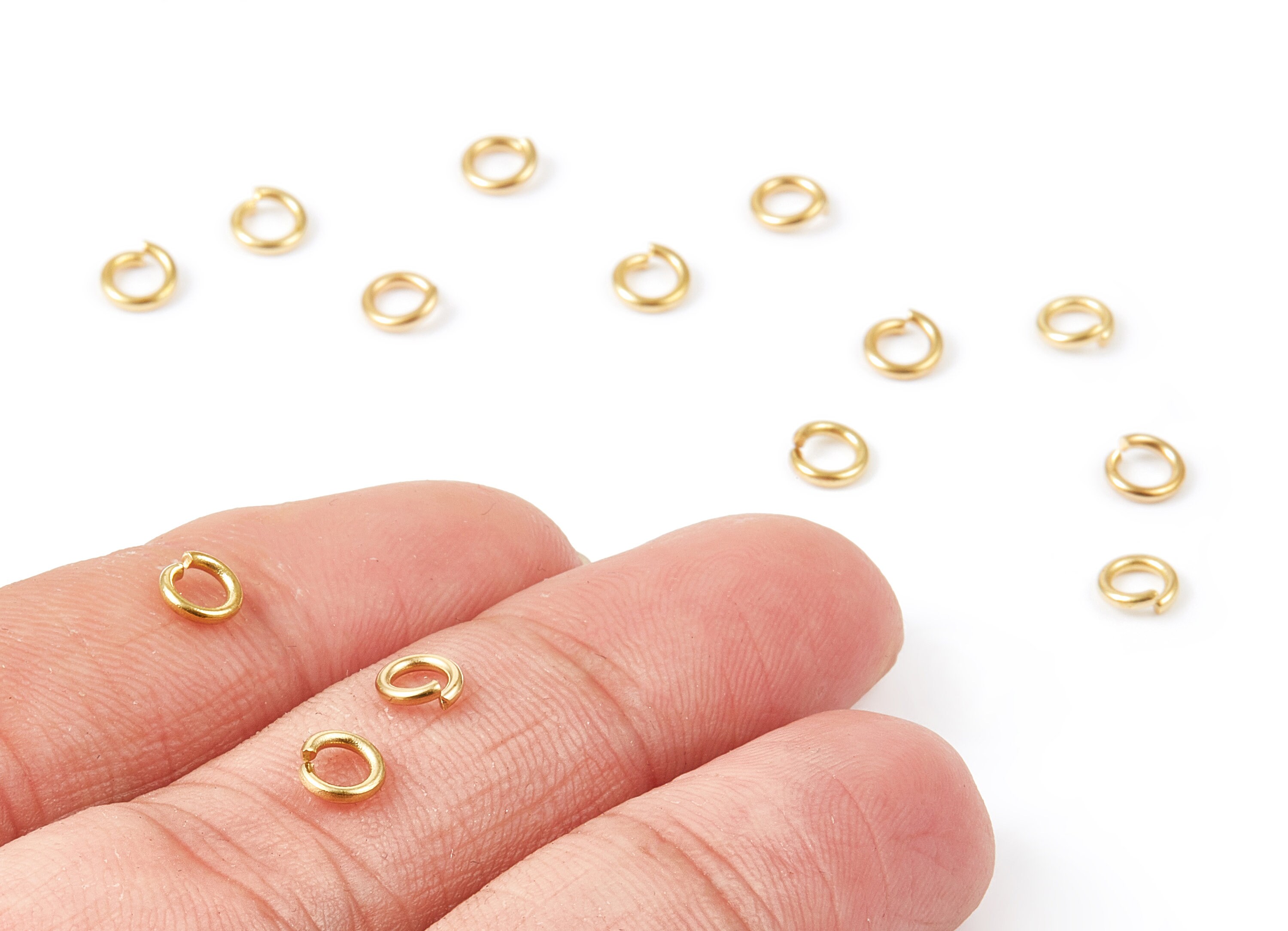 Brass Open Jump Rings 1.0x5mm Raw Brass Open Jump Rings | Etsy