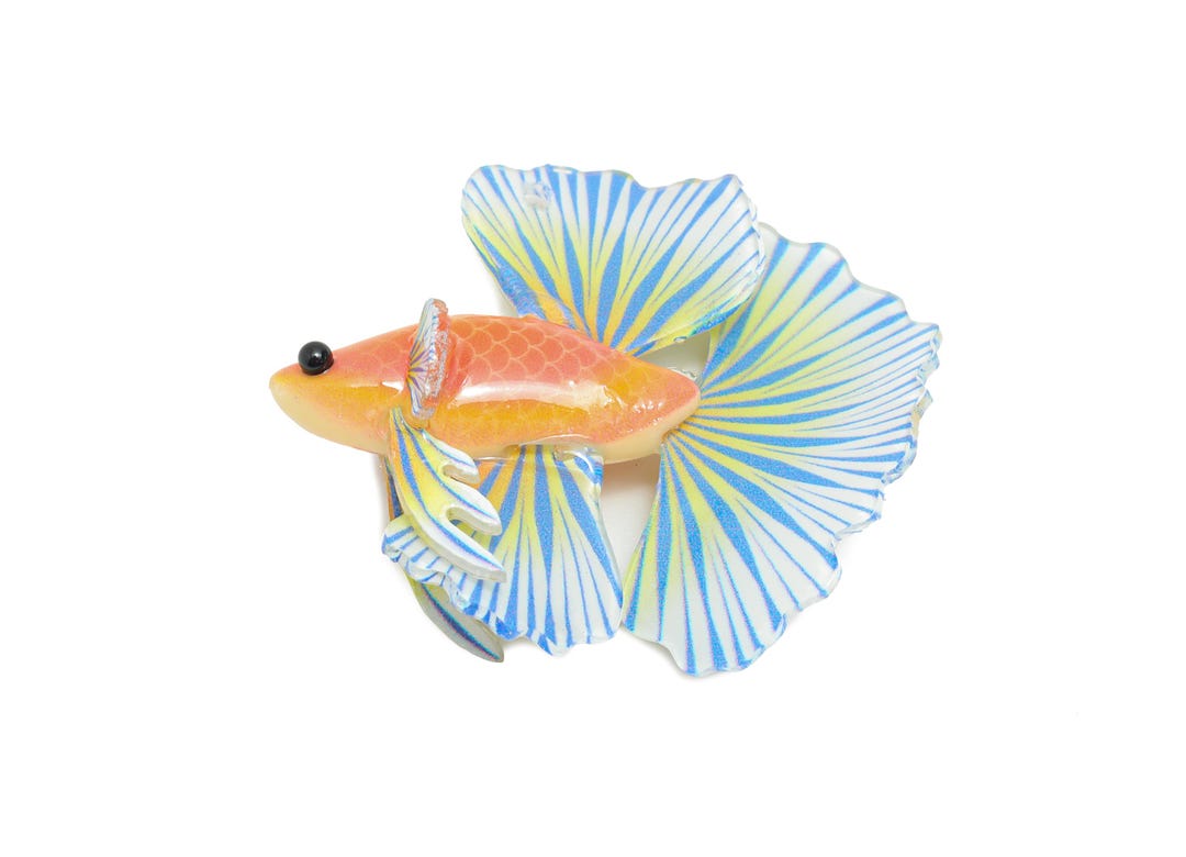 Heat Shrink Resin Tropical Fish - Shrinkable Resin Fish Figurine ...