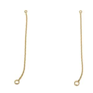 Brass Snake Chain Connector - 18K Real Gold Plated Brass Chains Tassel ...
