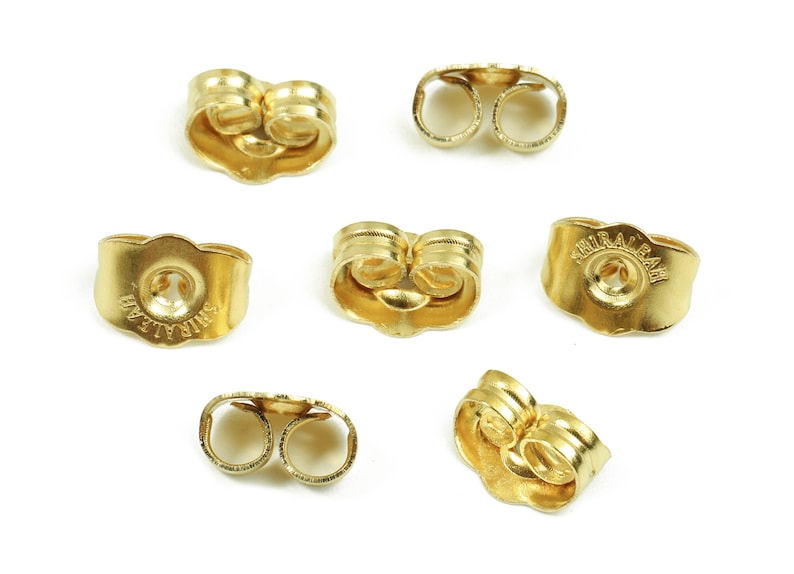 Brass Earring Backs Raw Brass Butterfly Backs Earring Stud - Etsy