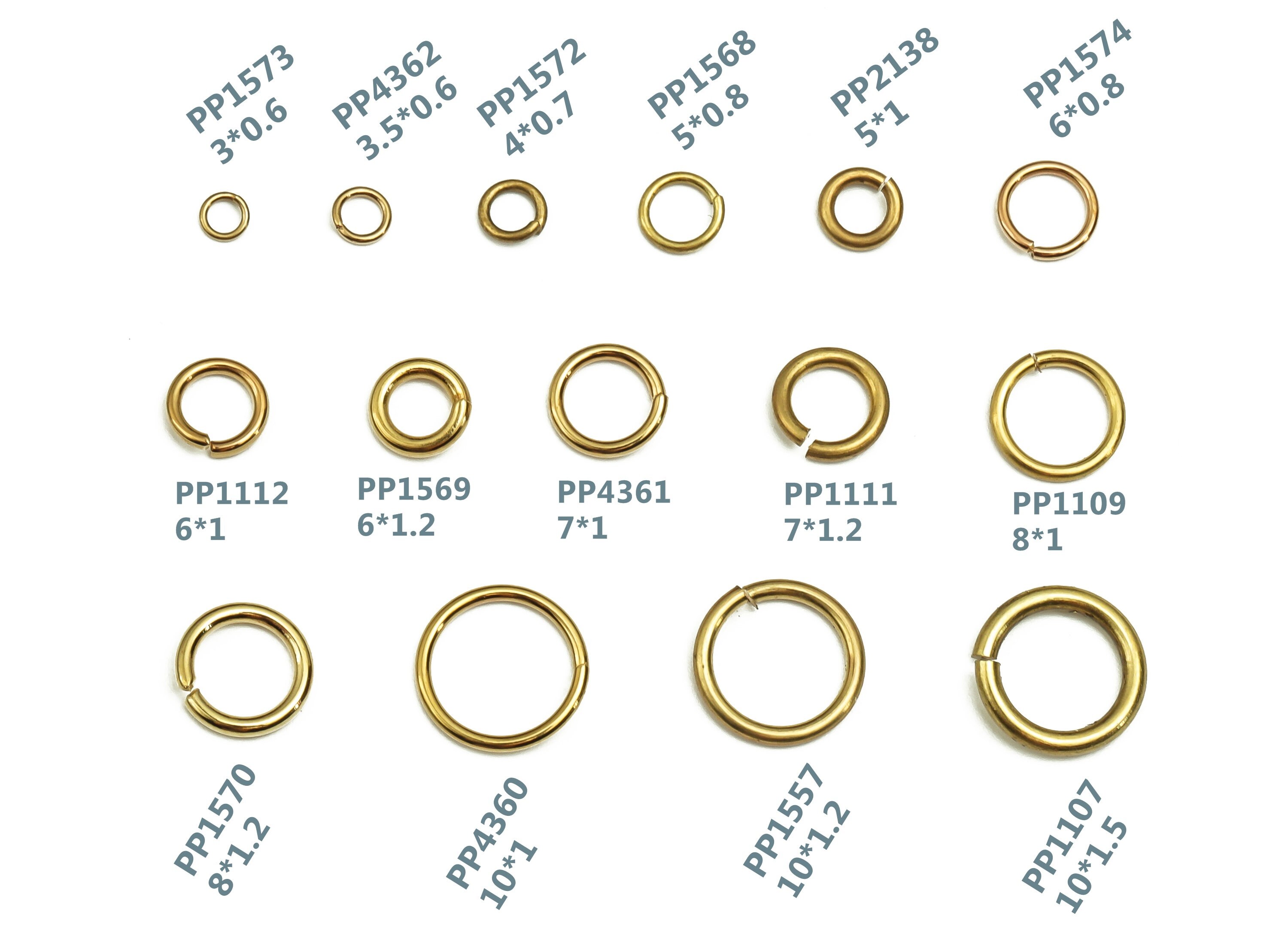 Brass Open Jump Rings 5x08mm Raw Brass Open Jump Rings - Etsy