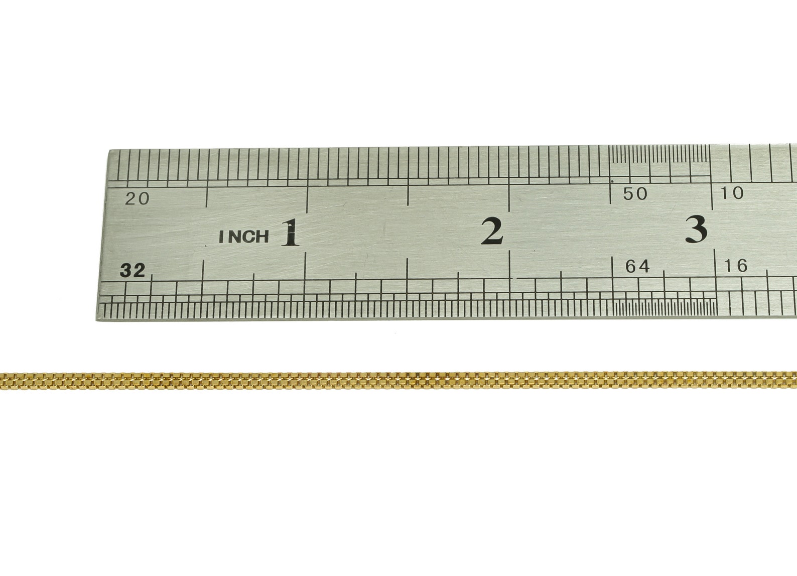 1mm Double Box Chain - Brass Cube Box Chain 2 Strand Box Chain - Box ...