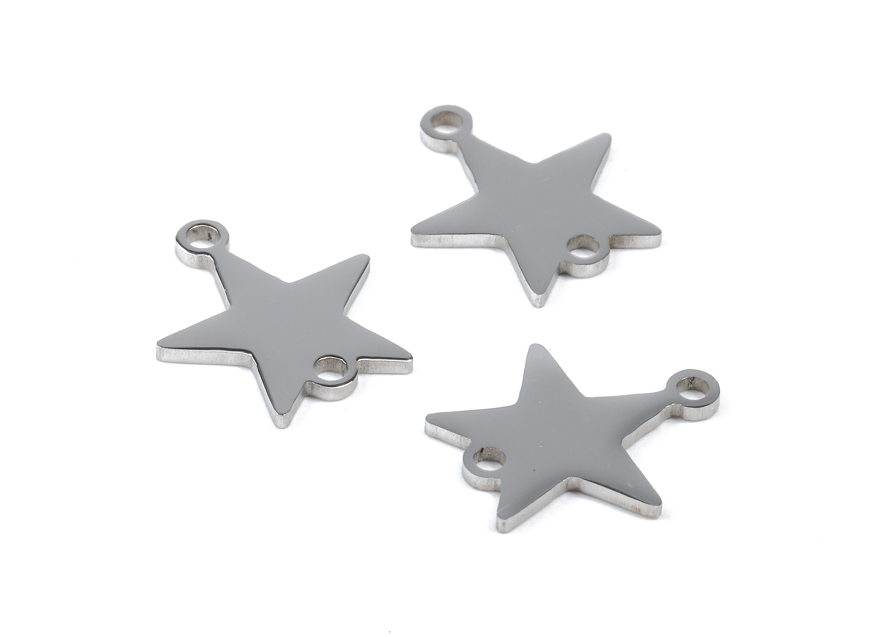 Stainless Steel Star Connector - Star Earrings Charms and Pendant ...