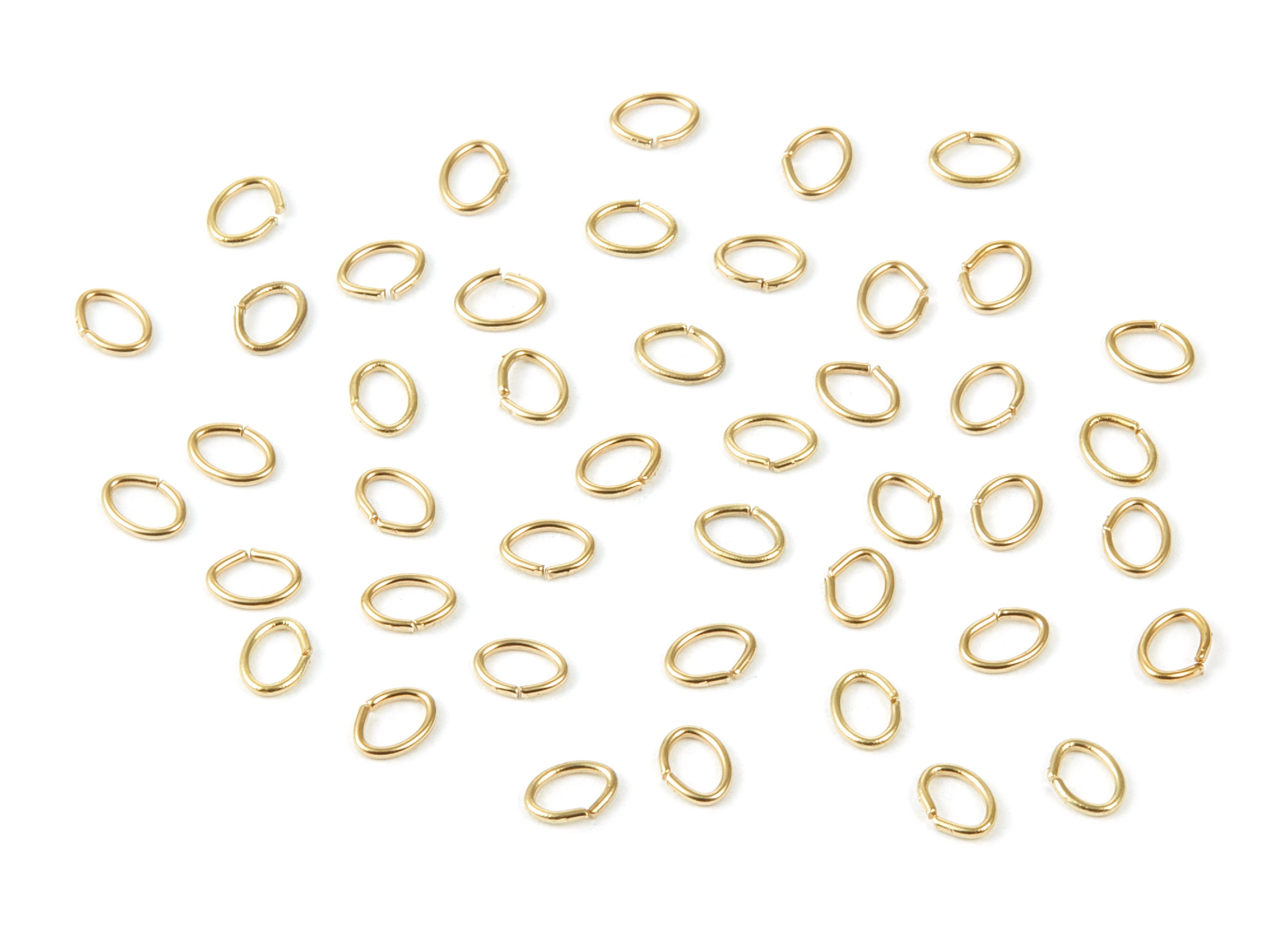 Brass Open Jump Rings 5x4x0.7mm Raw Brass Open Jump Rings - Etsy