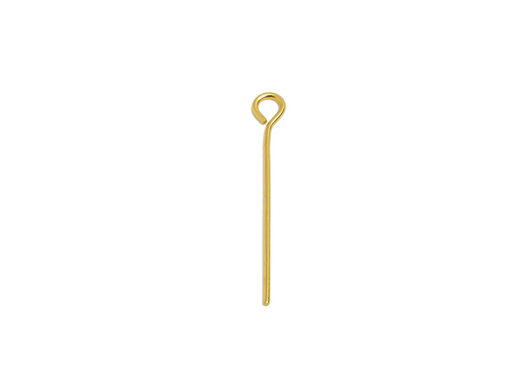0.7*25mm Steel Eye Pin - Beading Eye Pins for Jewelry - Bulk Eye ...
