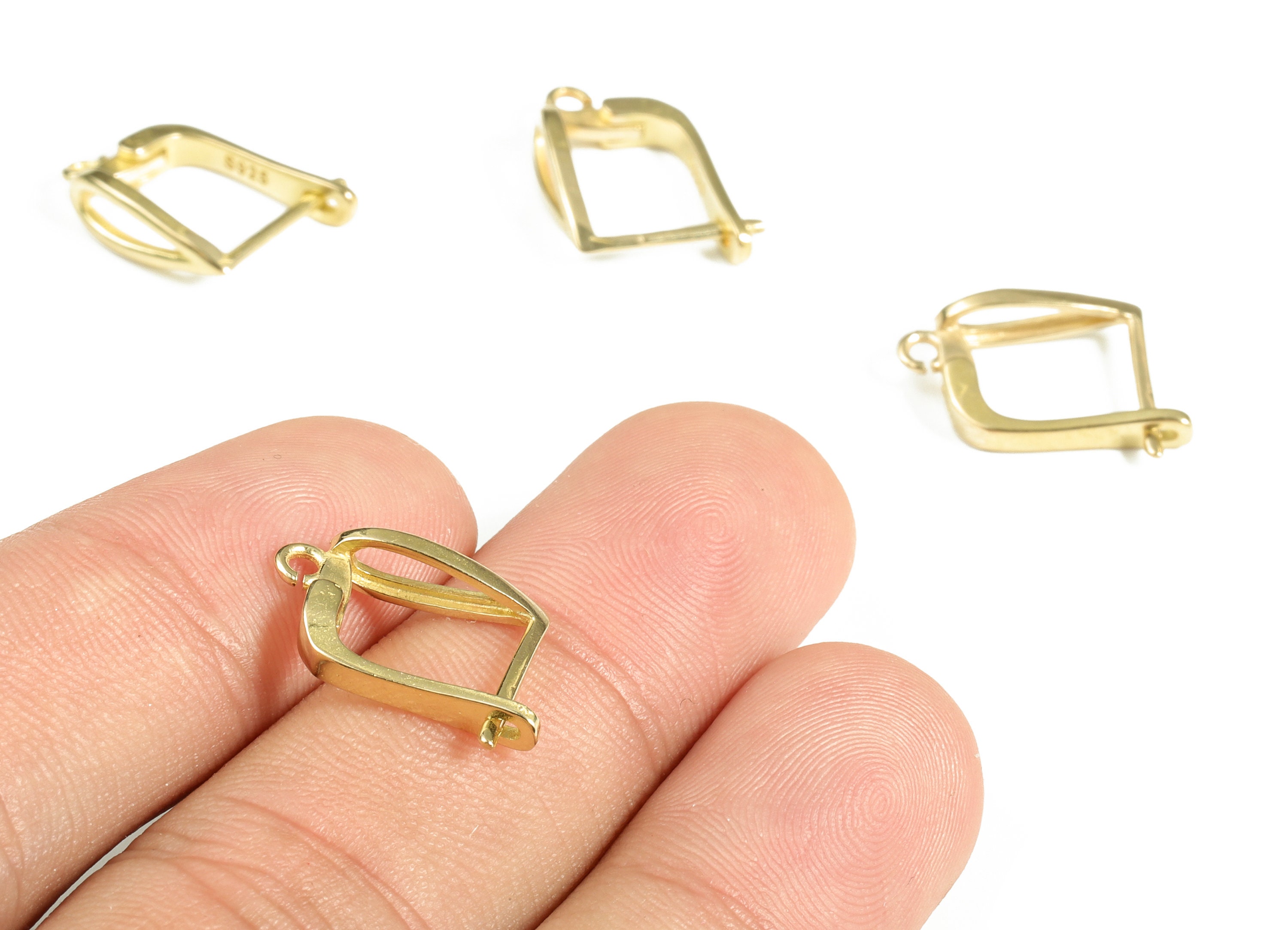 Brass Tiny Drop Stud Earring Raw Brass Earring Stud | Etsy