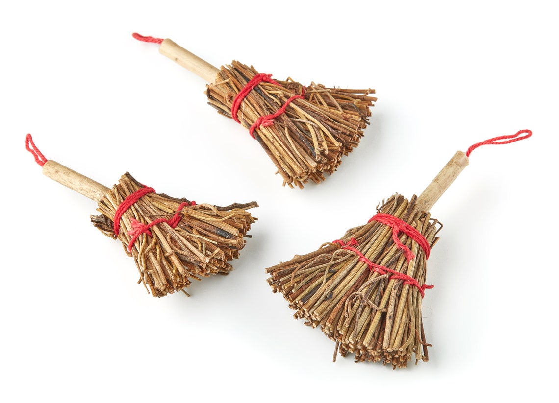 Handwoven Mini Besom With Hanging Loop Broom Earrings and - Etsy