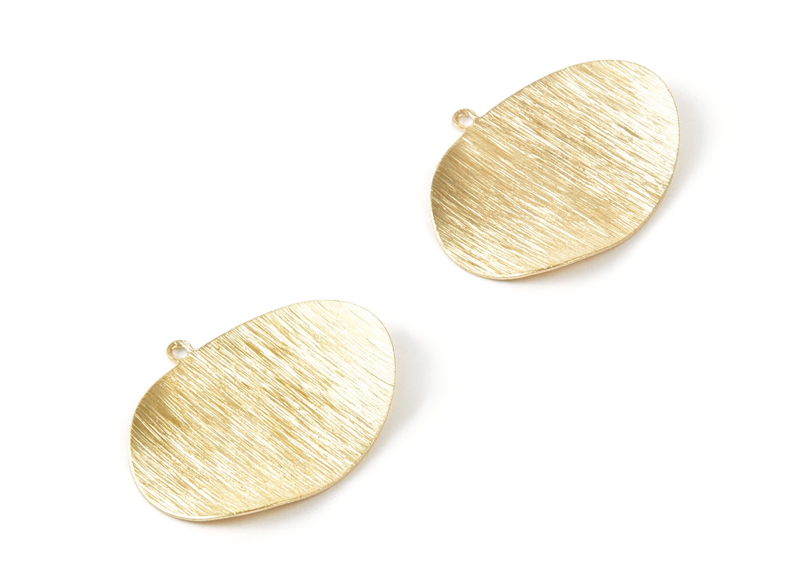 Brass Textured Oval Charms - Textured Oval Raw Brass Pendant - Brass ...