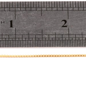 Cube Box Chain - Link Square Chain - Raw Brass Chain - Tiny Cube Box ...