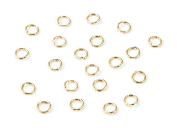 Brass Open Jump Rings 5x07mm Raw Brass Open Jump Rings | Etsy