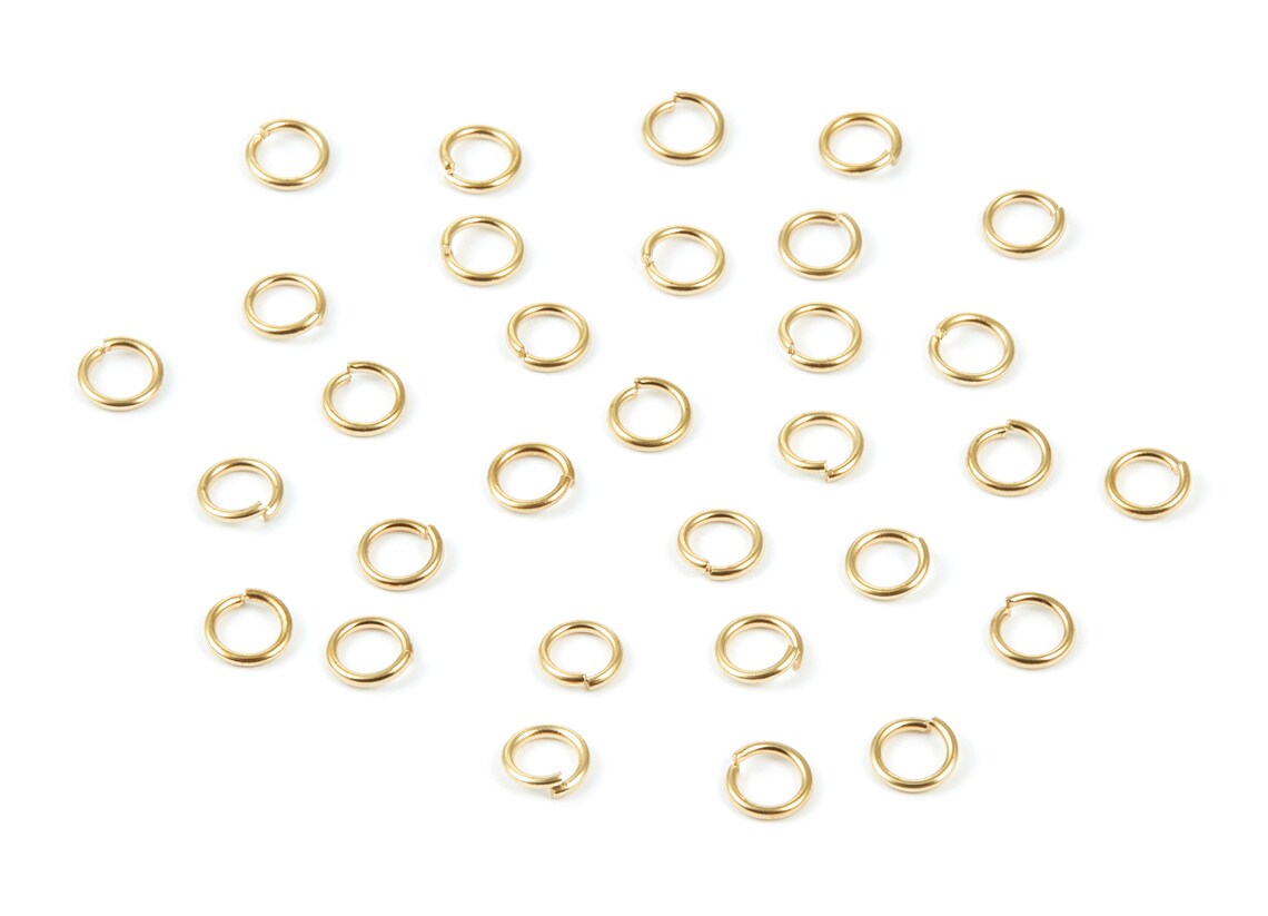 Brass Open Jump Rings 5x08mm Raw Brass Open Jump Rings - Etsy