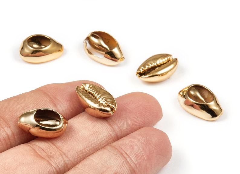 Open Cowrie Charms Mussel Shell Earrings Cut Open Seashell - Etsy