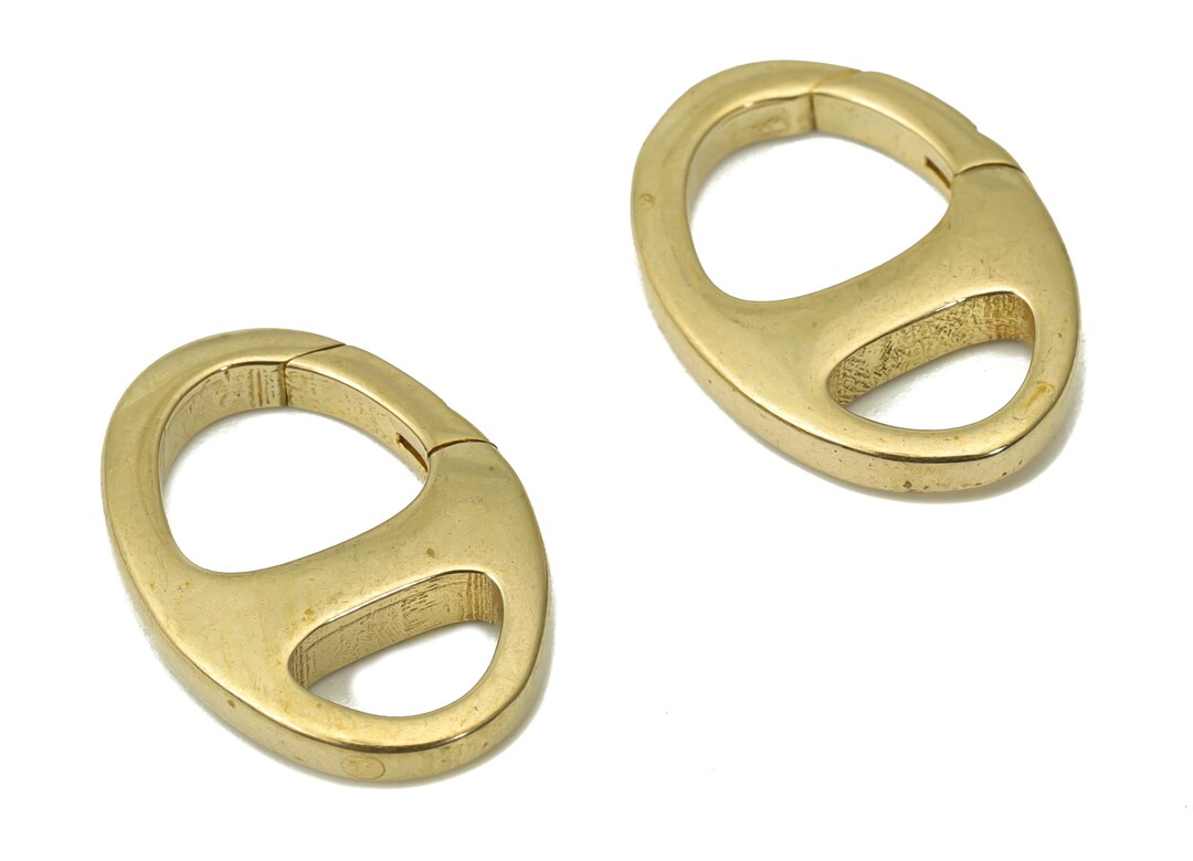 Raw Brass Oval Lobster Claw - Brass Trigger Clasps – Jewelry Clasps ...