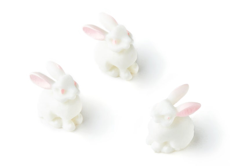 Resin Charms Rabbit Cabochones Rabbit Figurine Charm - Etsy