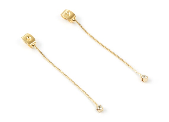 18K Real Gold Plated Earing Back Stopper Brass Earring Back - Etsy
