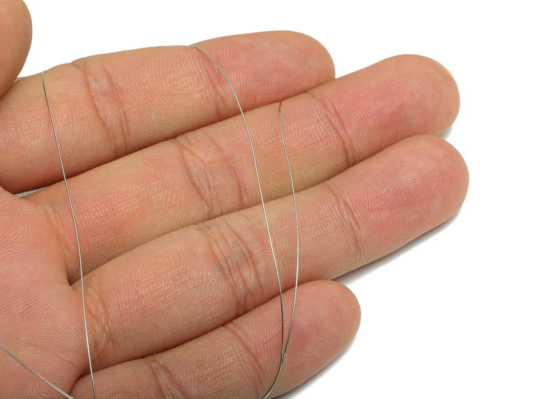 0.3mm/2m/bag Steel Wire - Silver Color Wire for Jewelry Making ...