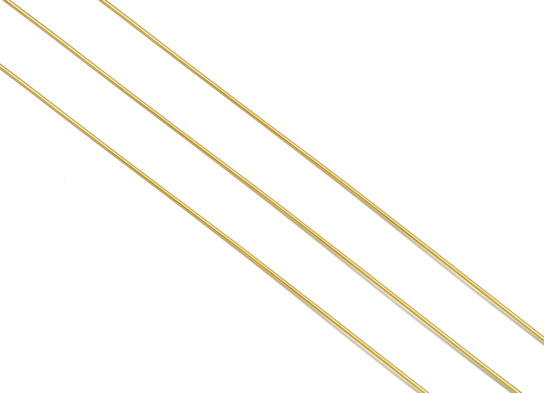 0.6mm Brass Wire - Wrapping Wire - Bulk Wire Beading - KC Gold Tone ...
