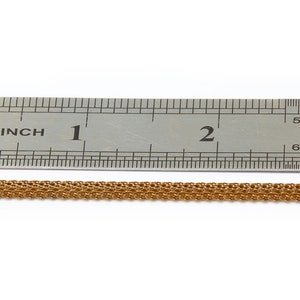 Raw Brass Mesh Chain - Raw Brass - Knitted Chain - for Jewellery Making ...