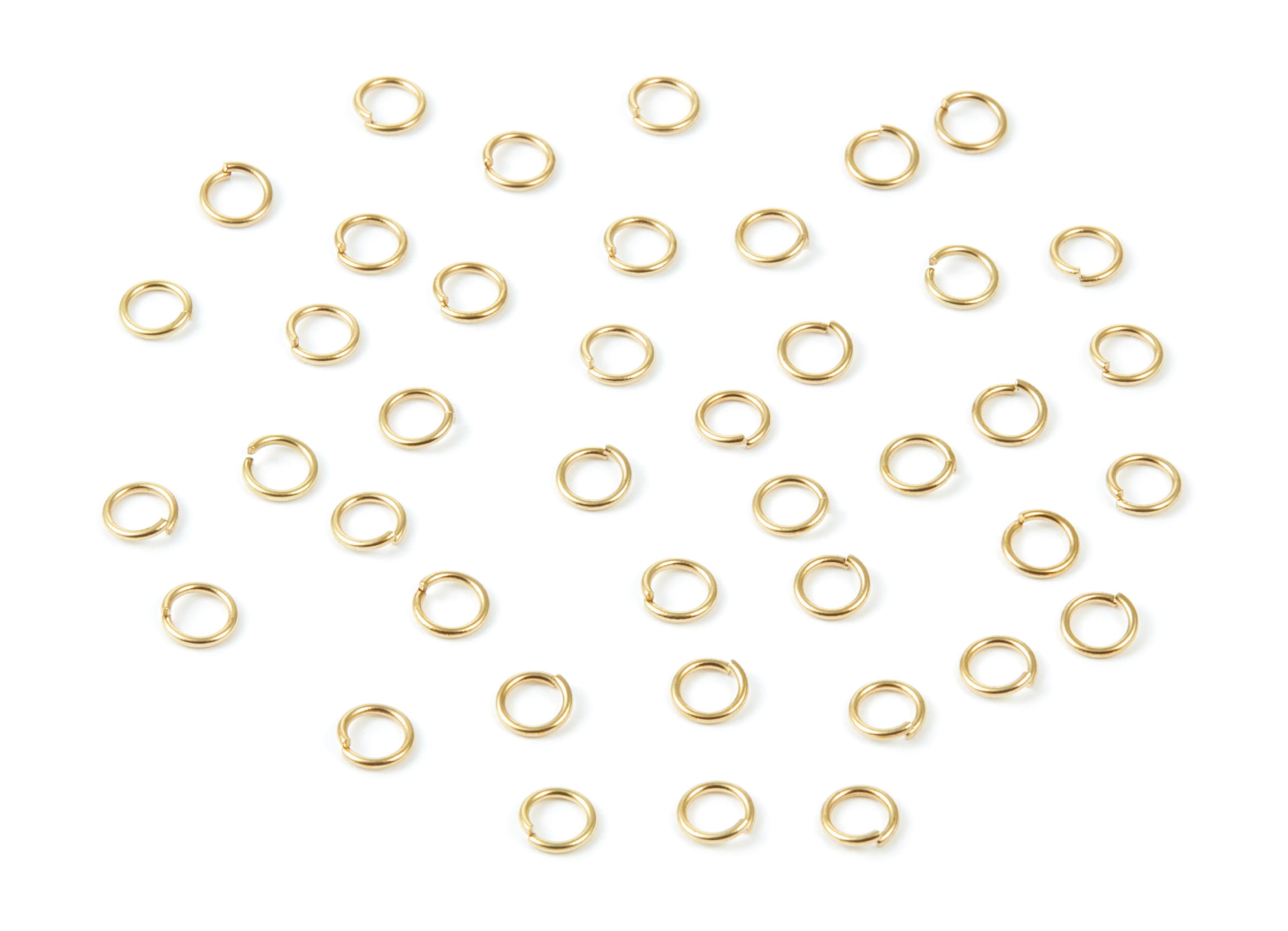Brass Open Jump Rings 5x07mm Raw Brass Open Jump Rings - Etsy