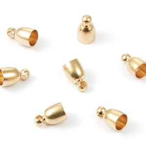 Brass Tassel End Caps - Raw Brass Barrel End - 6*10 - Cord End Caps ...
