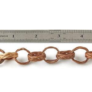 Rattan Rolo Chain - Woven Chain - Handwoven Rattan Chain - Round Rolo ...