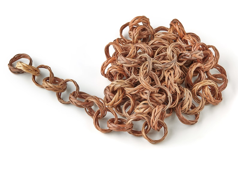 Rattan Rolo Chain Woven Chain Handwoven Rattan Chain - Etsy