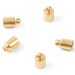 Brass Tassel End Caps 610 Raw Brass Barrel End Cord End Caps Jewelry ...