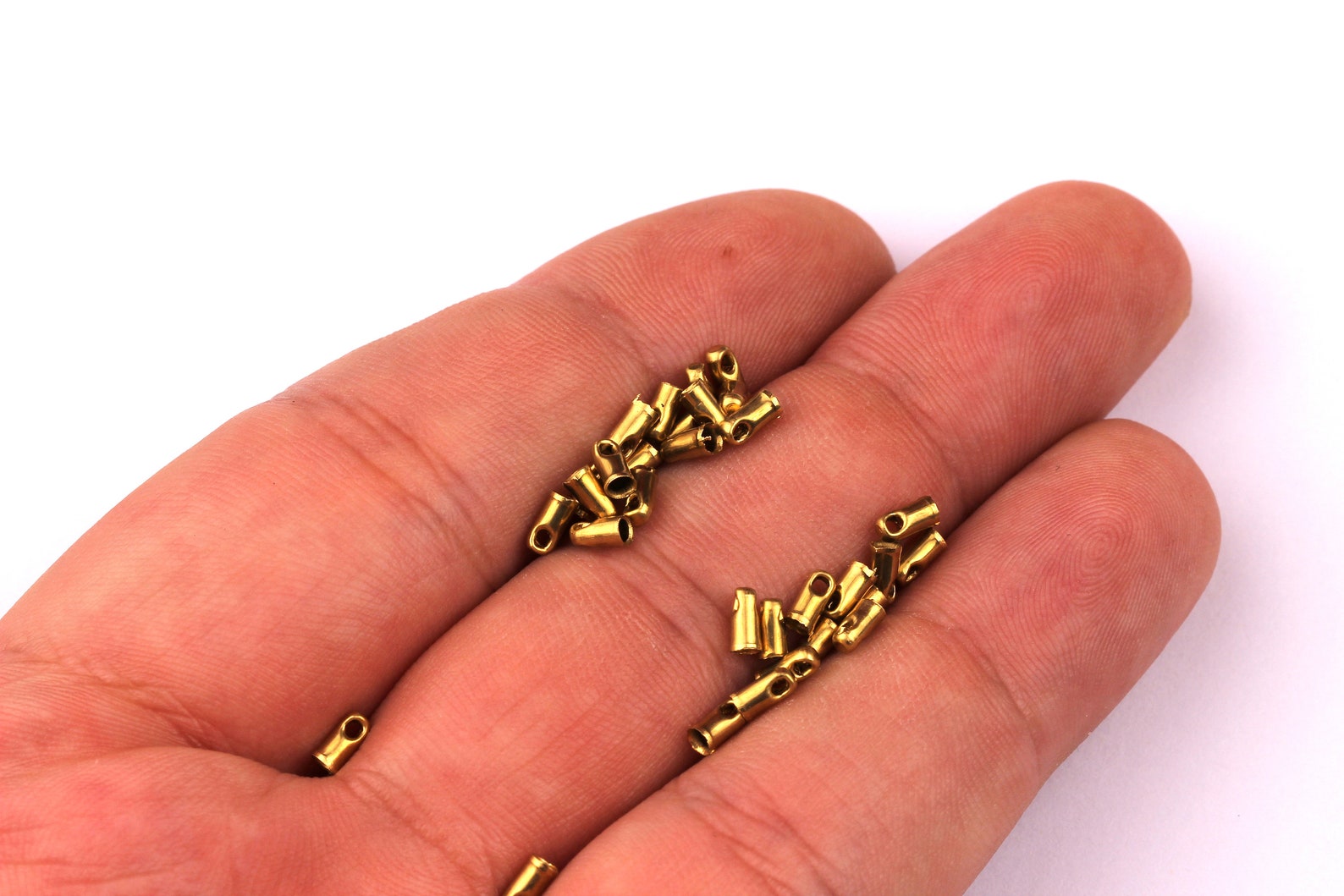 Brass Cord End - 200pcs - Necklace Ends - Necklace Cord Tip - Jewelry ...