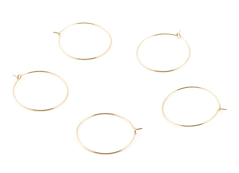 Brass Earring Circle Hoops Brass Earring Circles Ear Wire - Etsy