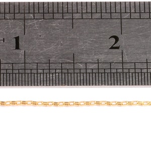 Rectangle Box Chain - Link Chain - Raw Brass Chain - Tiny Rectangle Box ...
