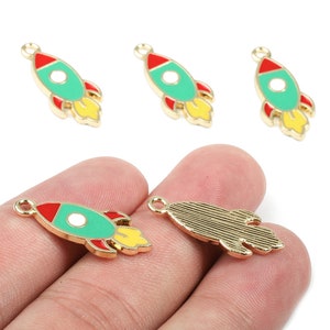 Alloy Rocket Charms - Zinc Alloy Rocket Earrings - Rocket Bracelet ...