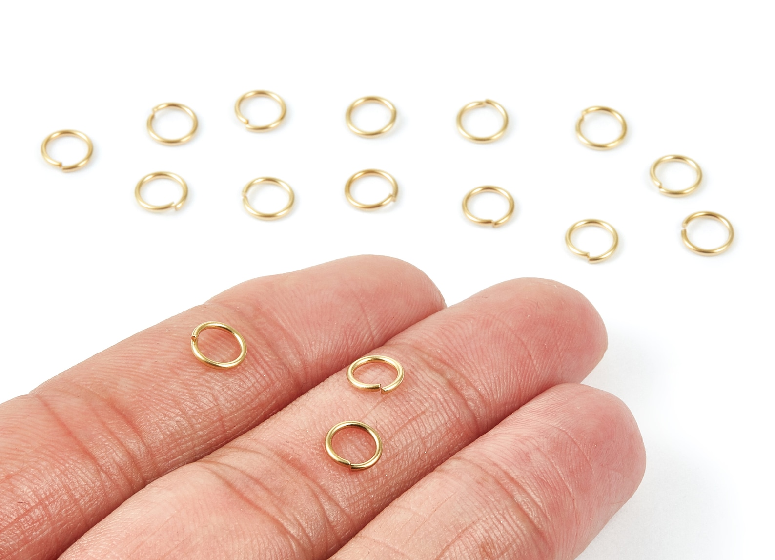 Brass Open Jump Rings 6x08mm Raw Brass Open Jump Rings - Etsy