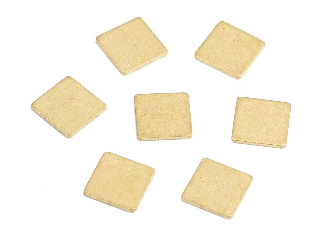 Latón cuadrado en blanco latón crudo cuadrado en blanco brass Square ...