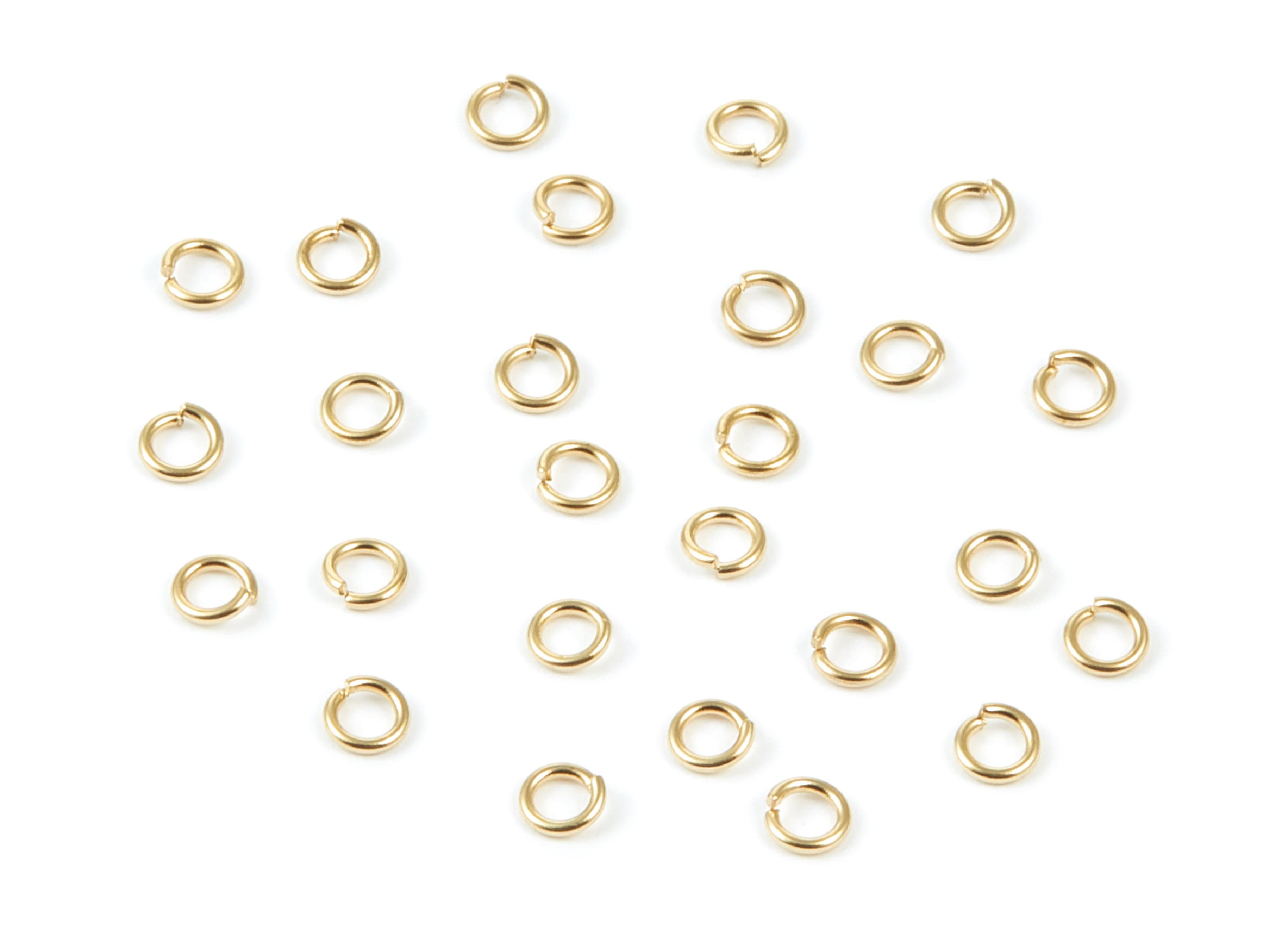 Brass Open Jump Rings 3x06mm Raw Brass Open Jump Rings | Etsy