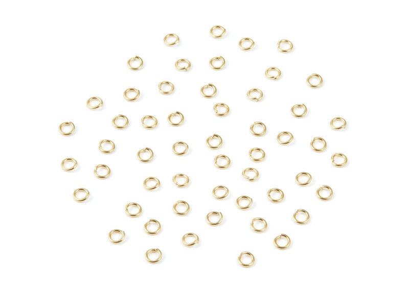 Brass Open Jump Rings 3x06mm Raw Brass Open Jump Rings | Etsy