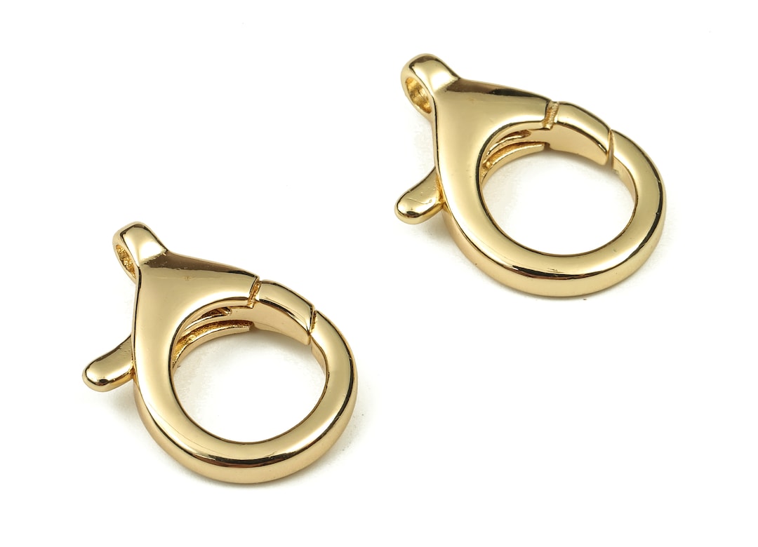 Brass Clips Parrot Clasp - Gold Parrot Clasps - Gold Lobster Clasps ...